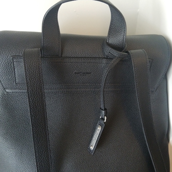 Yves Saint Laurent | Bags | Ysl Leather Backpack | Poshmark